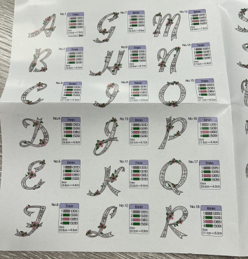 brother-embroidery-card No 81 Alphabet